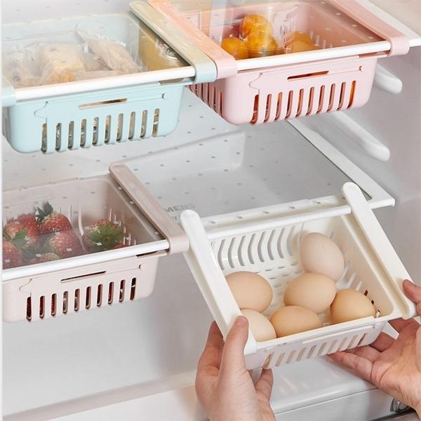 Adjustable Vegetable Storage Rack (Multi Coloured)